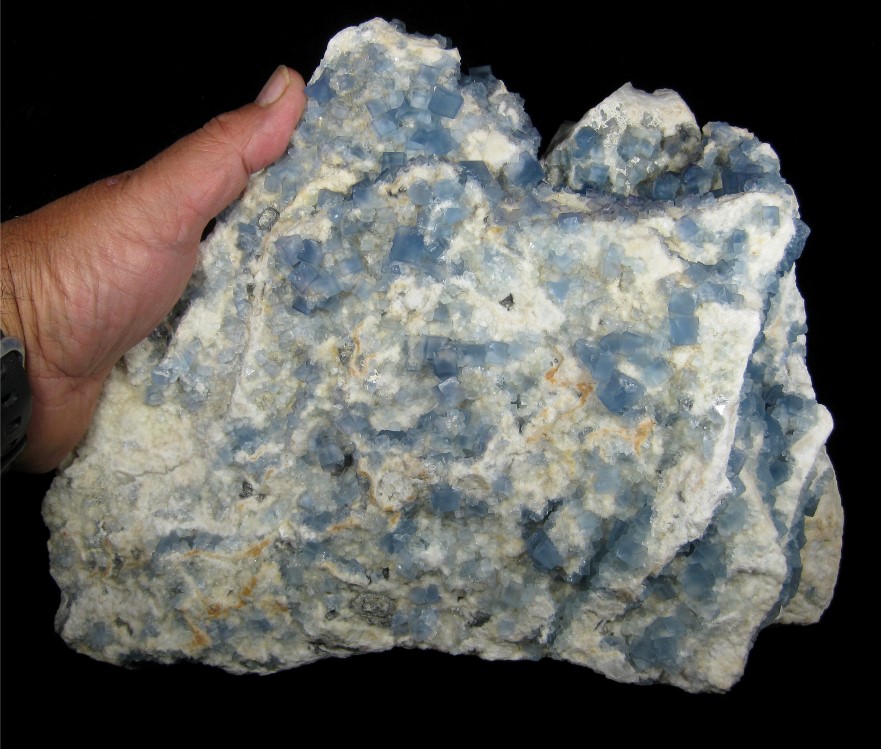 Large Fluorite, Quartz, Barite Specimen, Blanchard Mine, Bingham, New ...